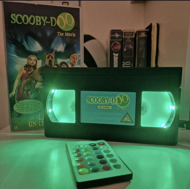 SCOOBY-DOO THE MOVIE USB LED VHS Tape Lamp Birthday Xmas Gift Idea ...