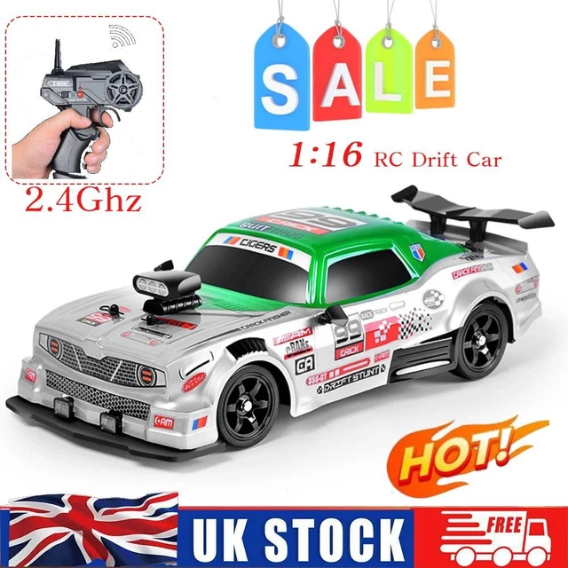 RC DRIFT CAR 18KM/H 4WD High Speed Remote Control Car for Kids with LED ...