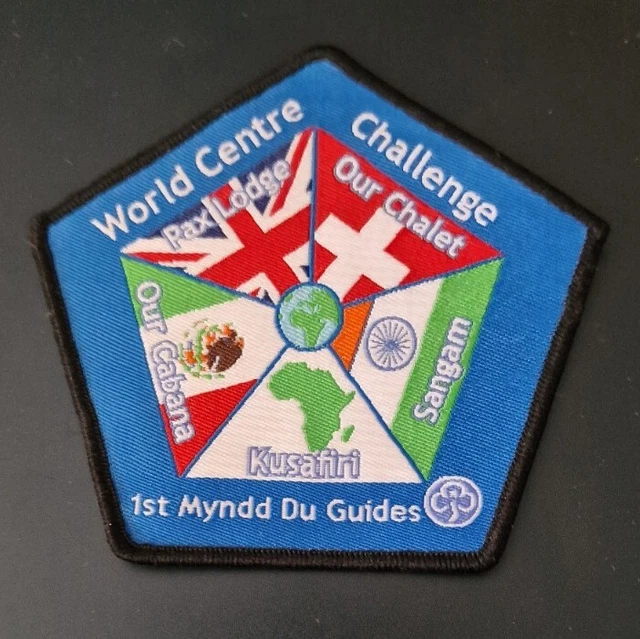 GIRL GUIDE / Girlguiding / WAGGGS World Centre Challenge Badge/ patch ...