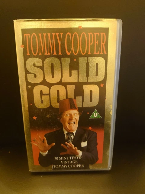 TOMMY COOPER SOLID Gold Video Vhs Rare Classic Stand Up Stage Comedy £5 ...