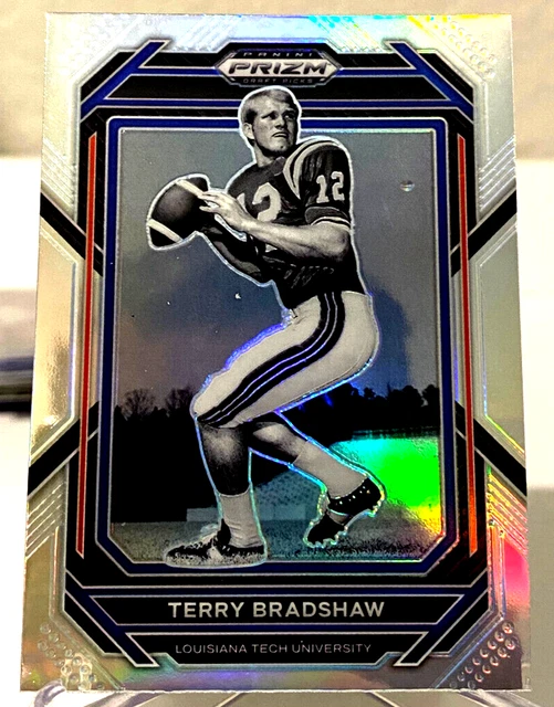 2023 PANINI PRIZM Draft Picks Terry Bradshaw argent Prizm #92 Louisiana ...