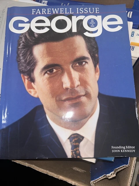 GEORGE MAGAZINE FAREWELL May 2001 Final issue John Kennedy JFK Jr £21. ...
