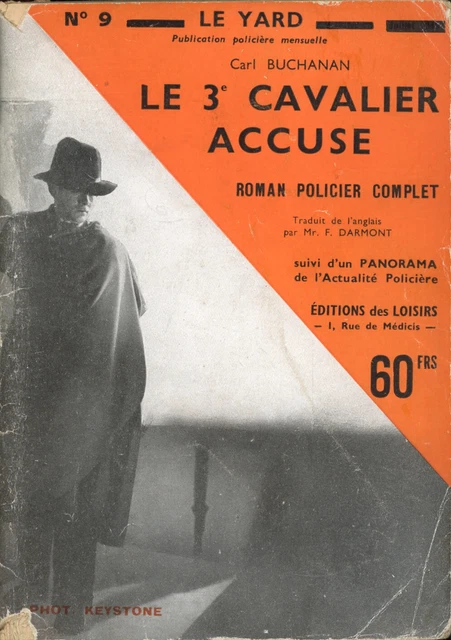 REVUE YARD N°9 - Carl Buchanan - Le 3e cavalier accuse - 1949 EUR 3,00 ...