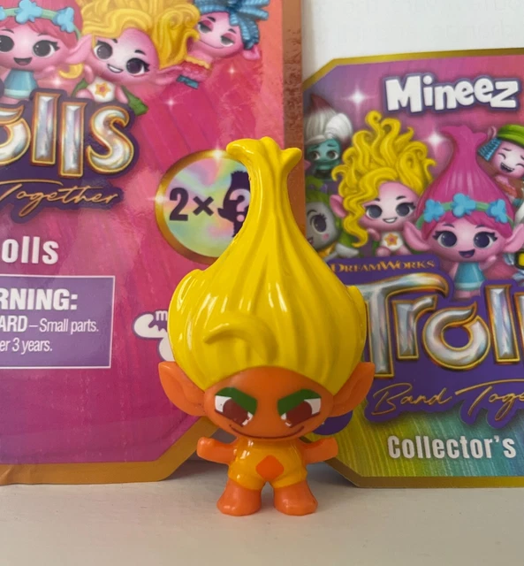 DREAMWORKS TROLLS BAND Together Mineez - Ultra Rare HairRageous BABY ...