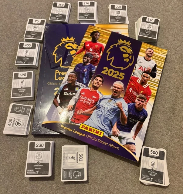 PREMIER LEAGUE 2025 Stickers £3.00 - PicClick UK