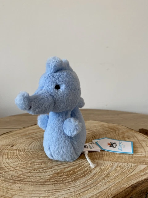 NEW WITH TAG Retired Genuine Jellycat Fluffy Seahorse Soft Toy £49.99 ...