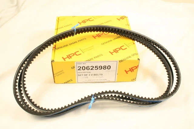 HPC SCREW COMPRESSOR Spare V-Belts set of 3 PN 20625980 £47.50 ...