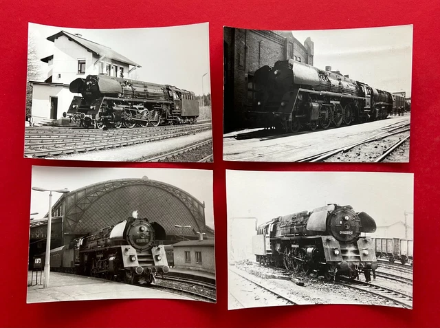 4 X DDR Eisenbahn Foto Dampflok BR 01 509, 01 1506-3 und 01 0520-5 ...