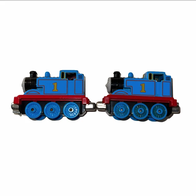 THOMAS THE TANK Engine Magnetic Train THOMAS #1 Blue Engine Lot of 2 ...