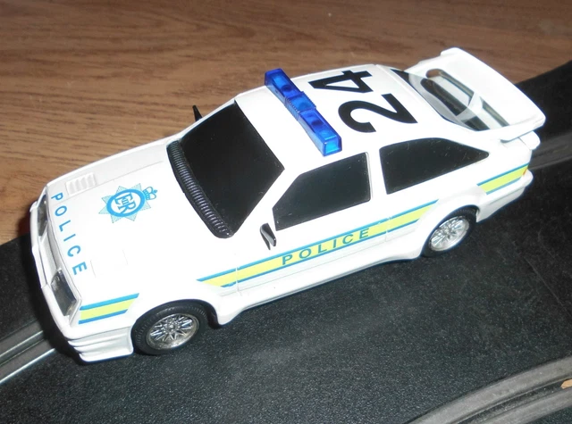 SCALEXTRIC FORD SIERRA XR4i Cosworth RS500 police car superb with siren ...