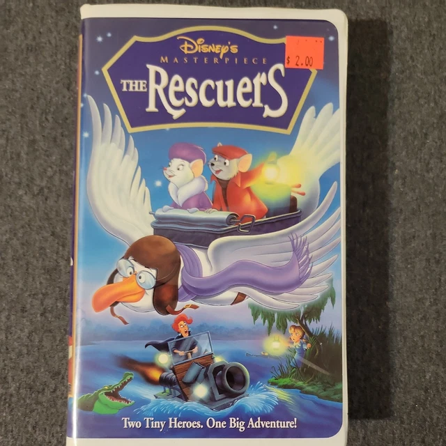 DISNEY'S MASTERPIECE THE Rescuers TWO TINY HEROS ONE BIG ADVENTURE VHS ...