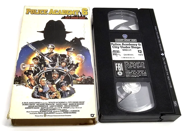 POLICE ACADEMY 6 City Under Siege VHS 1989 £6.35 - PicClick UK