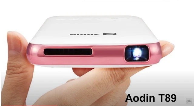 AODIN T89 LED 4k Smart 3D DLP Home Cinema Projector Pocket Android Hdmi ...