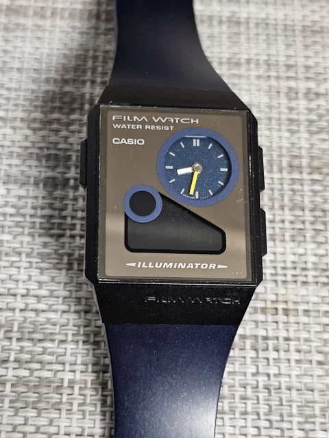 VINTAGE CASIO FILM Fs-04 module 2322 Digital alarm chronograph Watch £ ...