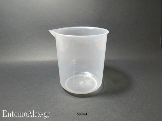 BECHER BECKER GRADUATO polipropilene 500ml brocca plastica misurino ...