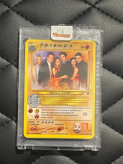 2023 JOHN RUDOLPH Signed Auto Pokémon Fighting Art Card Friends Cast 1/ ...