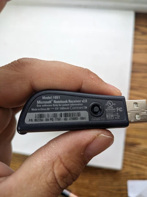 MICROSOFT USB WIRELESS Mobile Mouse 4000 Model 1050- Silver $17.85 ...