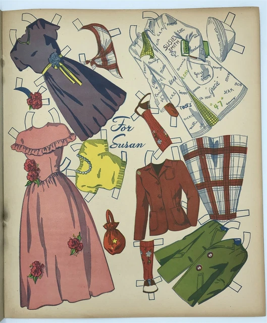 1950S UN-CUT PAPER Doll Book "Playtime Pals" $57.75 - PicClick CA