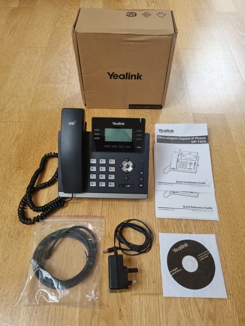 YEALINK ULTRA-ELEGANT GIGABIT IP Phone SIP-T42G (Office Phone) £22.50 - PicClick UK