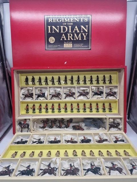 BRITAINS RECAST BY ALBA MINIATURES Indian Army Set 73b Superb In Box £ ...
