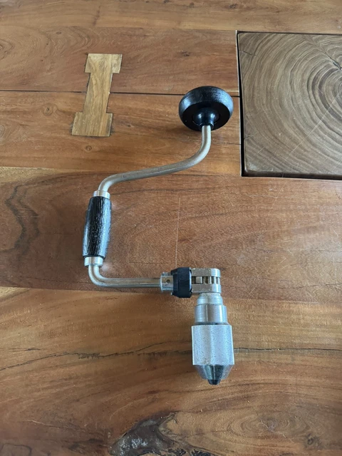 ALTER HANDBOHRER HOLZBOHRER Hand Bohrmaschine Vintage Kurbelbohrer ...