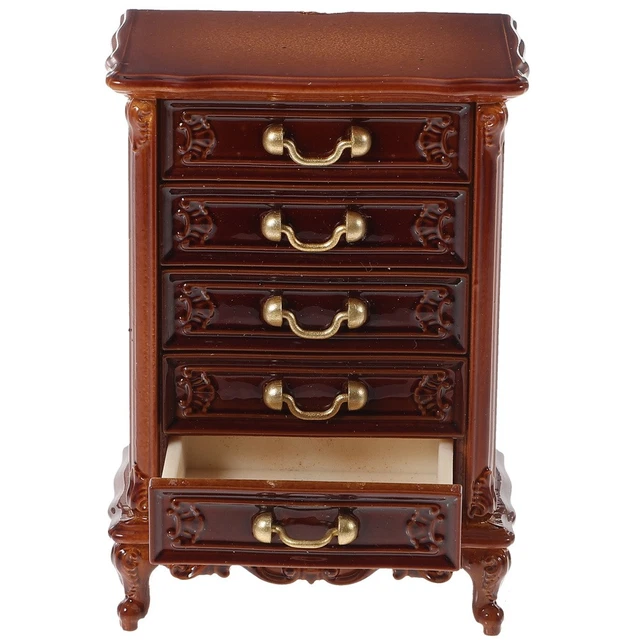 MINI HOUSE DECOR Dollhouse Cabinet Living Room Furniture Minature $22. ...