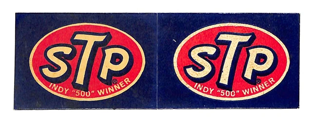 C1960'S-70'S INDY 500 STP Winner Pair of Stickers - Indianapolis IMS ...