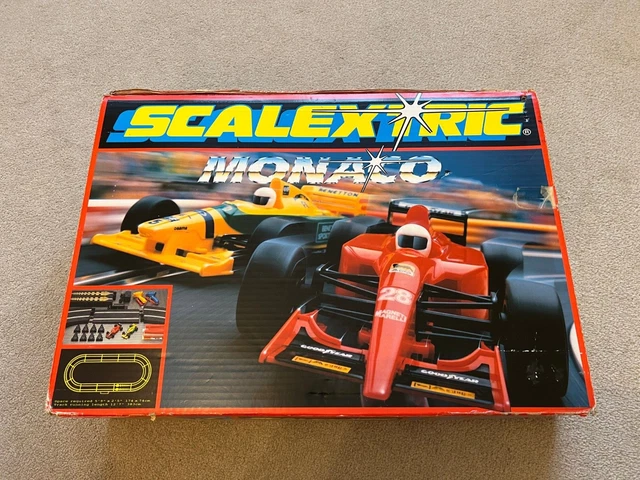SCALEXTRIC C489 MONACO Ferrari v Benneton F1 Race Set Complete £73.51 ...