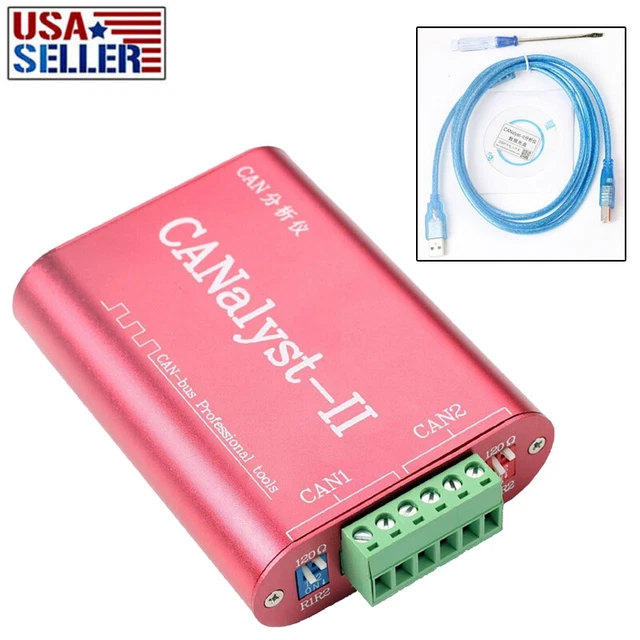 CAN ALYST-II USB to CAN Analyzer CAN-BUS Converter Adapter Support ...