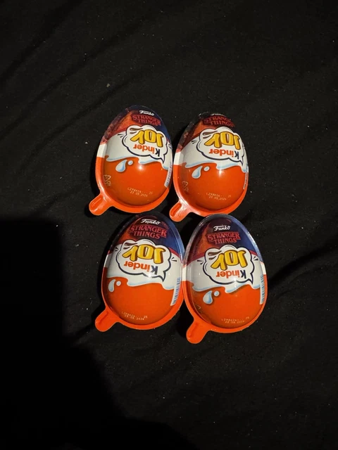 4X RARE KINDER Joy Stranger Things Eggs £15.08 - PicClick UK