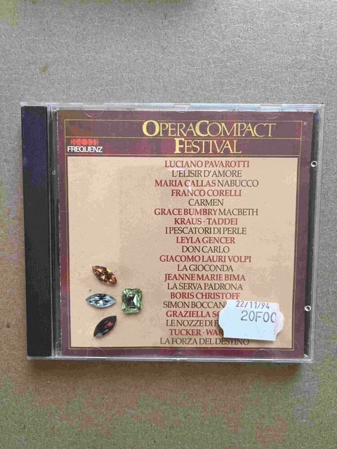 OPÉRA COMPACT FESTIVAL - Pavarotti Callas Corelli/ CD | Très bon état ...