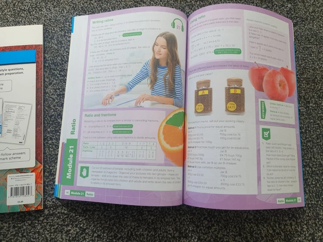 2 X GCSE Letts Sucess Maths Exam Practice Workbook Revision Guide ...