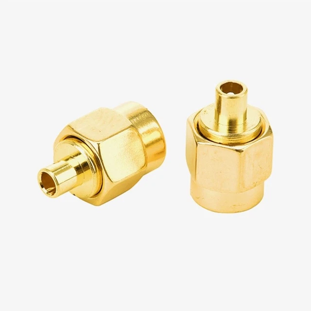 50PCS SMA SOLDER Plugs Male Connectors Semi-Rigid Cable RF Connectors ...
