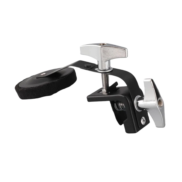 WC308 CLAMP ON Drum Damper Felt Drum Kit Silencer Muffler Internal Tone ...