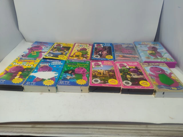 LOT OF 12 Barney VHS Tapes EUR 22,06 - PicClick FR