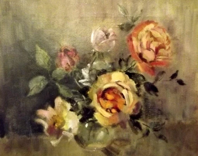 BARBARA CROWE R.I., S.W.A., S.B.A. 1918 -2006 British STILL LIFE OIL ...