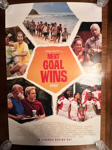 NEXT GOAL WINS 2023 Original Movie Poster V2 One Sheet high Definition ...