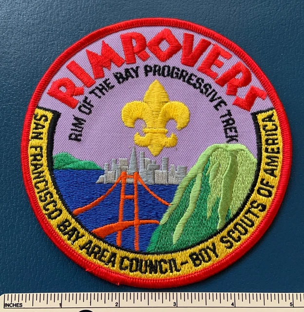 SAN FRANCISCO BAY AREA COUNCIL Boy Scout Rimrovers PATCH Uniform Jacket ...