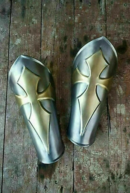 MEDIEVAL PAIR OF Arm Bracers Armor Set Knight SCA LARP Cosplay Arm Set ...