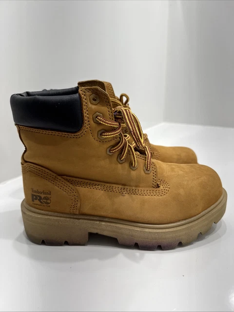TIMBERLAND PRO SAWHORSE Composite Toe Work Boots Wheat Men’s 4.5W £31. ...