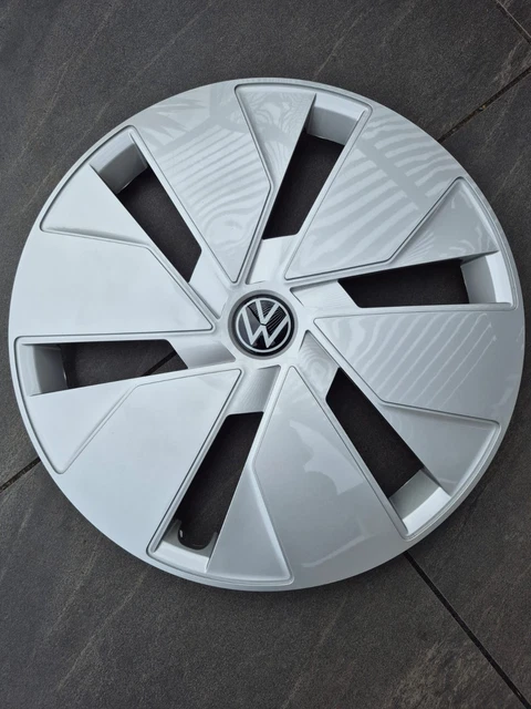 GENUINE VOLKSWAGEN ID3 Wheel Trim 18 Inch Hub Cap Cover Silver 4Pcs Set ...