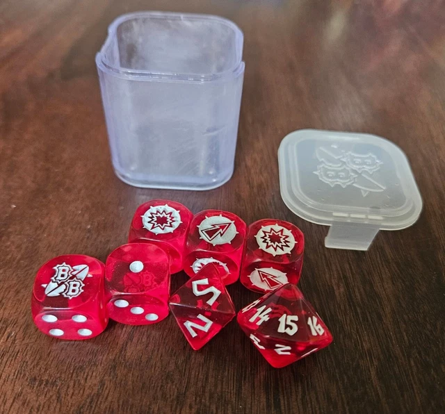 GAMES WORKSHOP BLOODBOWL Dice Cube Set Blood Bowl Red New £12.01 ...