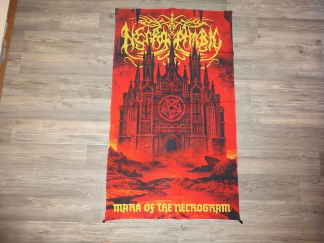 NECROPHOBIC FLAG FLAGGE Black Death Metal Dissection Mgla Watain 66 EUR ...