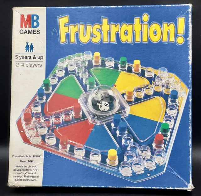 VINTAGE 1996 FRUSTRATION MB Games Family Children's Board Game NO ...