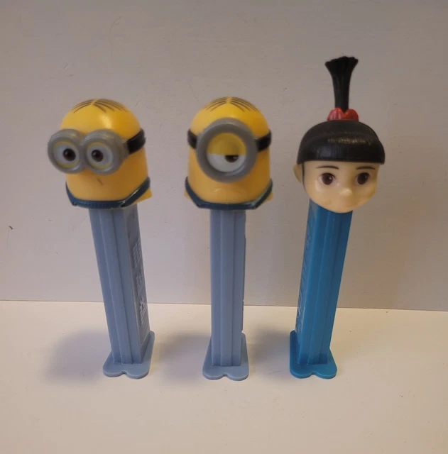 PEZ CANDY DISPENSERS Despicable Me COMPLETE SET of 3 Universal Pictures ...