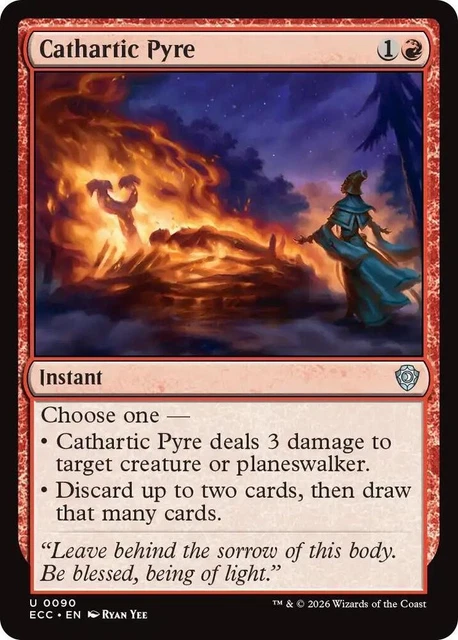 CATHARTIC PYRE MTG Commander: Lorwyn Eclipsed 90 U NM £1.79 - PicClick UK