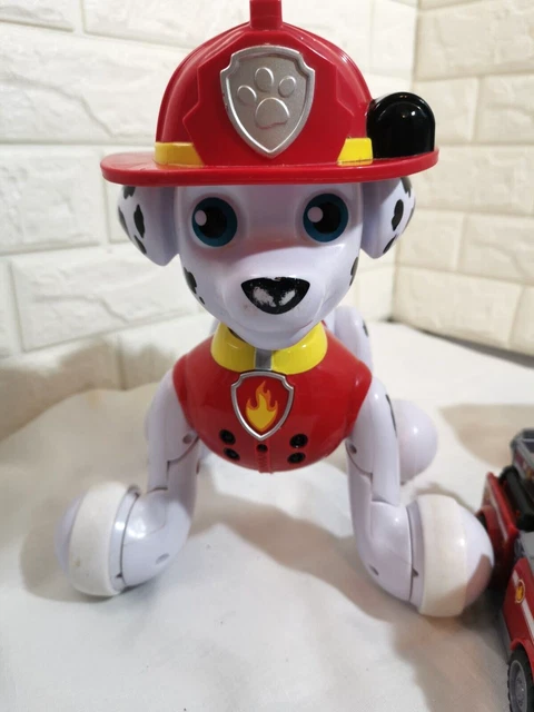 PAW PATROL ZOOMER Marshall Interactive Pup, Fire Engine, Bike, Fire ...