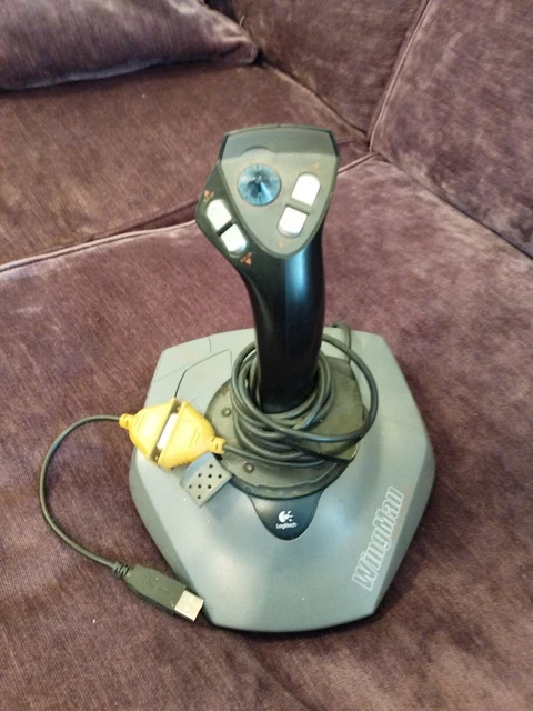 RETRO LOGITECH WINGMAN Extreme Digital 3D Joystick Flightstick 15 Pin £ ...
