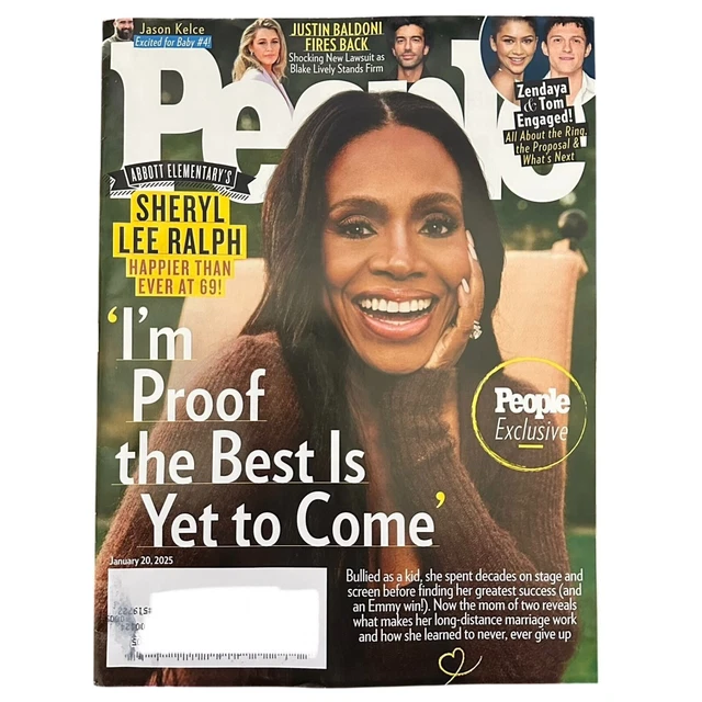 PEOPLE MAGAZINE JANUARY 20 2025 Sheryl Lee Ralph Blake Lively Baldoni ...