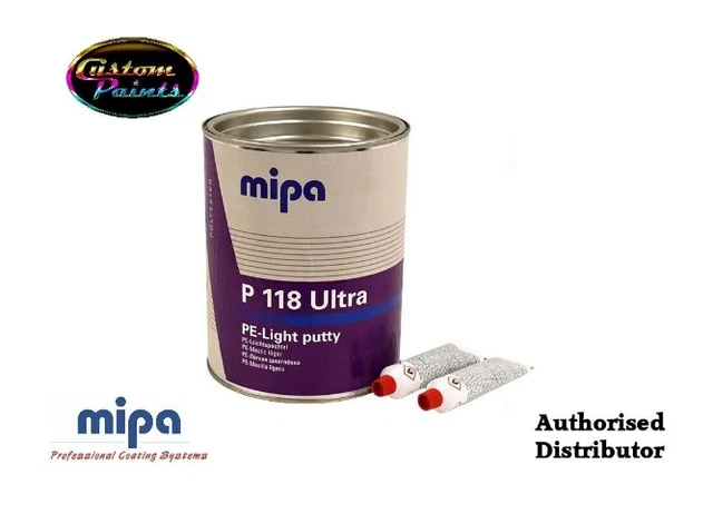 MIPA P118 ULTRA Pe-Light Putty Filler 3Lt Filler £27.50 - PicClick UK